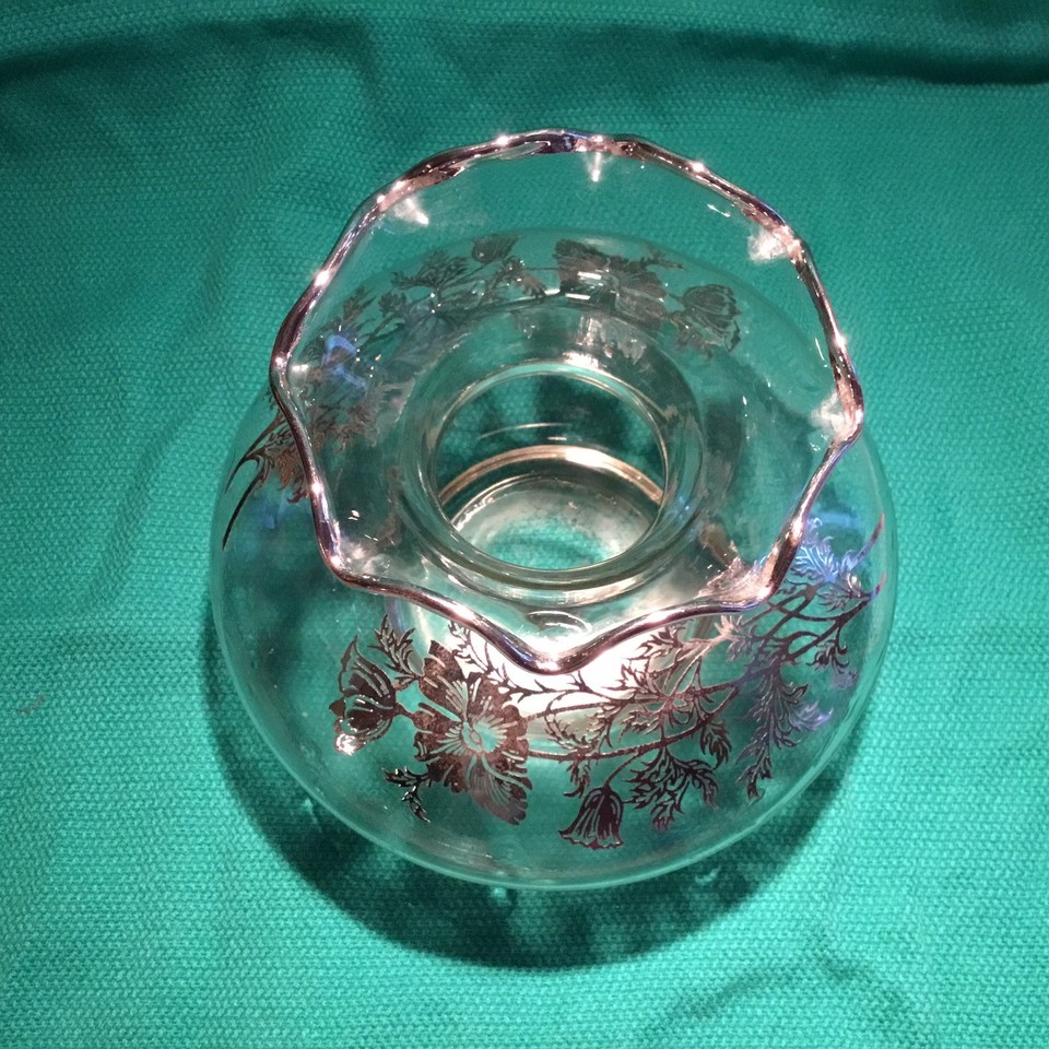 Vintage Silver City Glass Co Decanter / Vase | eBay