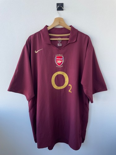 ARSENAL LONDON 2005/2006 HOME FOOTBALL SHIRT SOCCER JERSEY CAMISETA ...