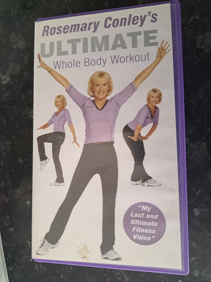EXERCISE AND FITNESS VHS X 4 ROSEMARY CONLEY KATHY SMITH WHOLE BODY NEW ...