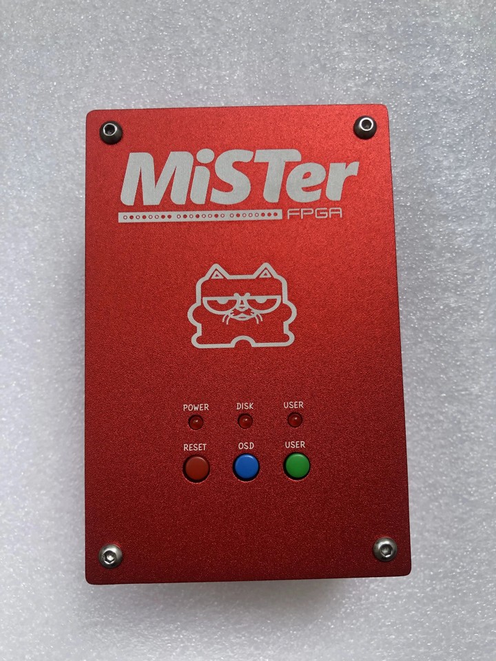 New Mister FPGA Retro Video Game Console SATURN SS Port With Aluminum ...