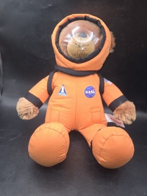 Stuffed Nasa Bear Astronaut with Helmet - Dark Orange 11" Kennedy Space Center | eBay