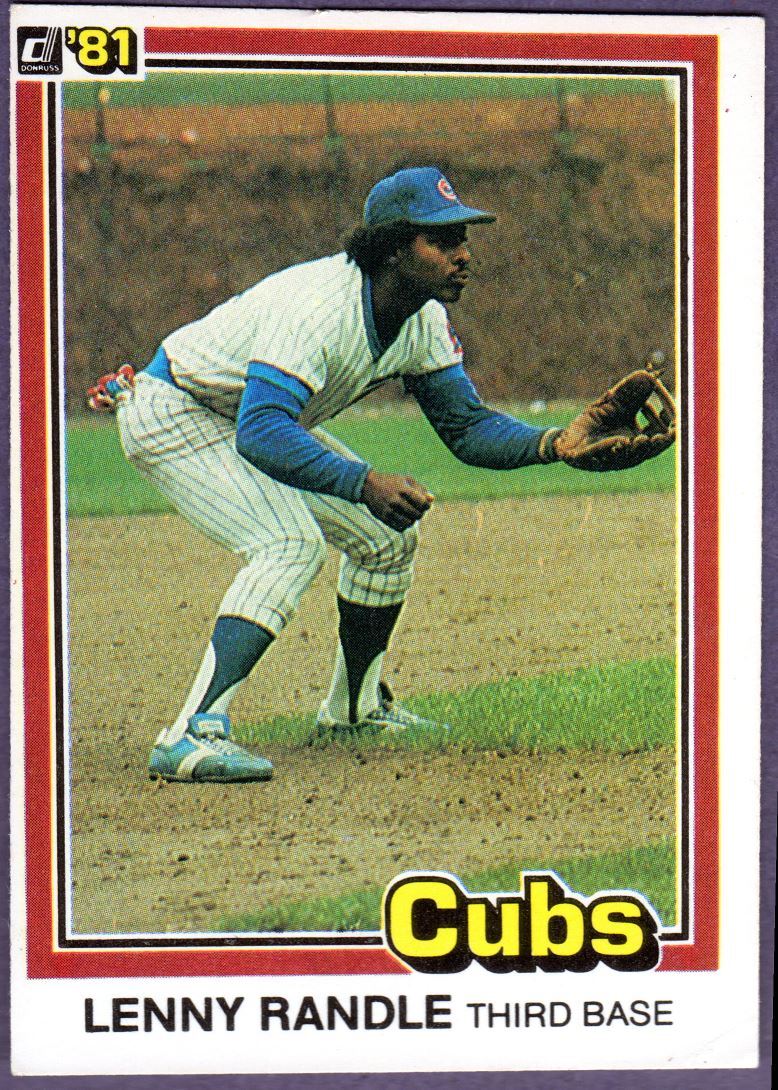 1981 Donruss Lenny Randle Chicago Cubs #485 | eBay