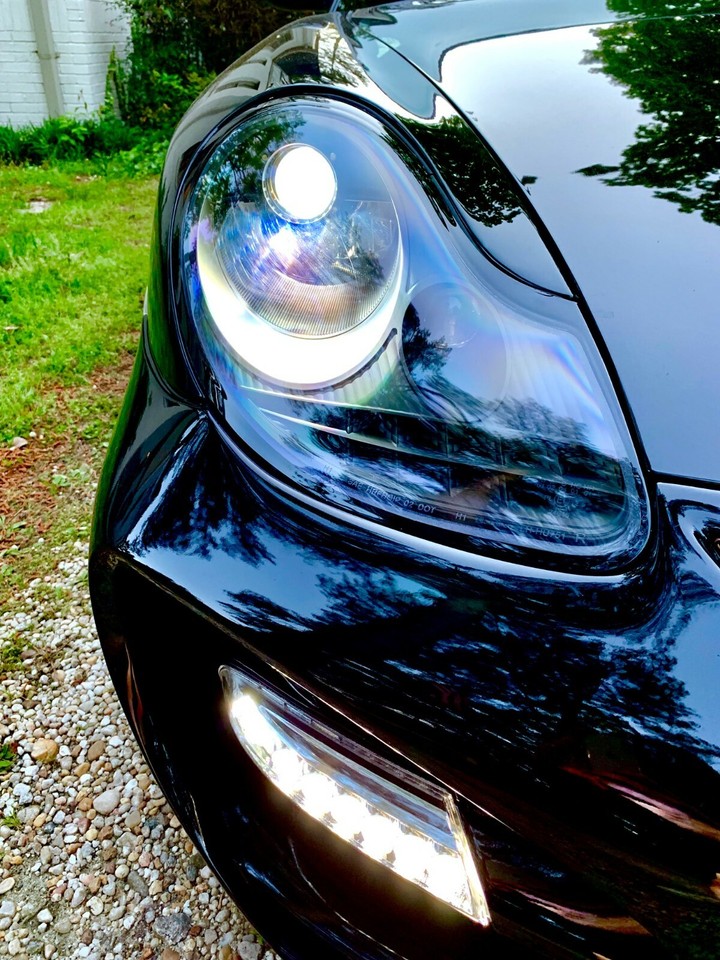 Porsche Boxster 986 996 MK1 Black all Black LED DRL Projector ...
