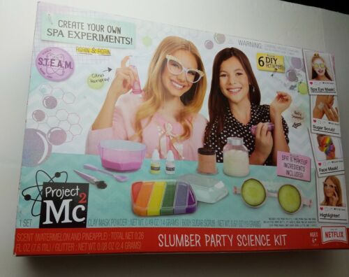 Project Mc2 Slumber Party Science Kit to Create Your Own Spa Treatments ...