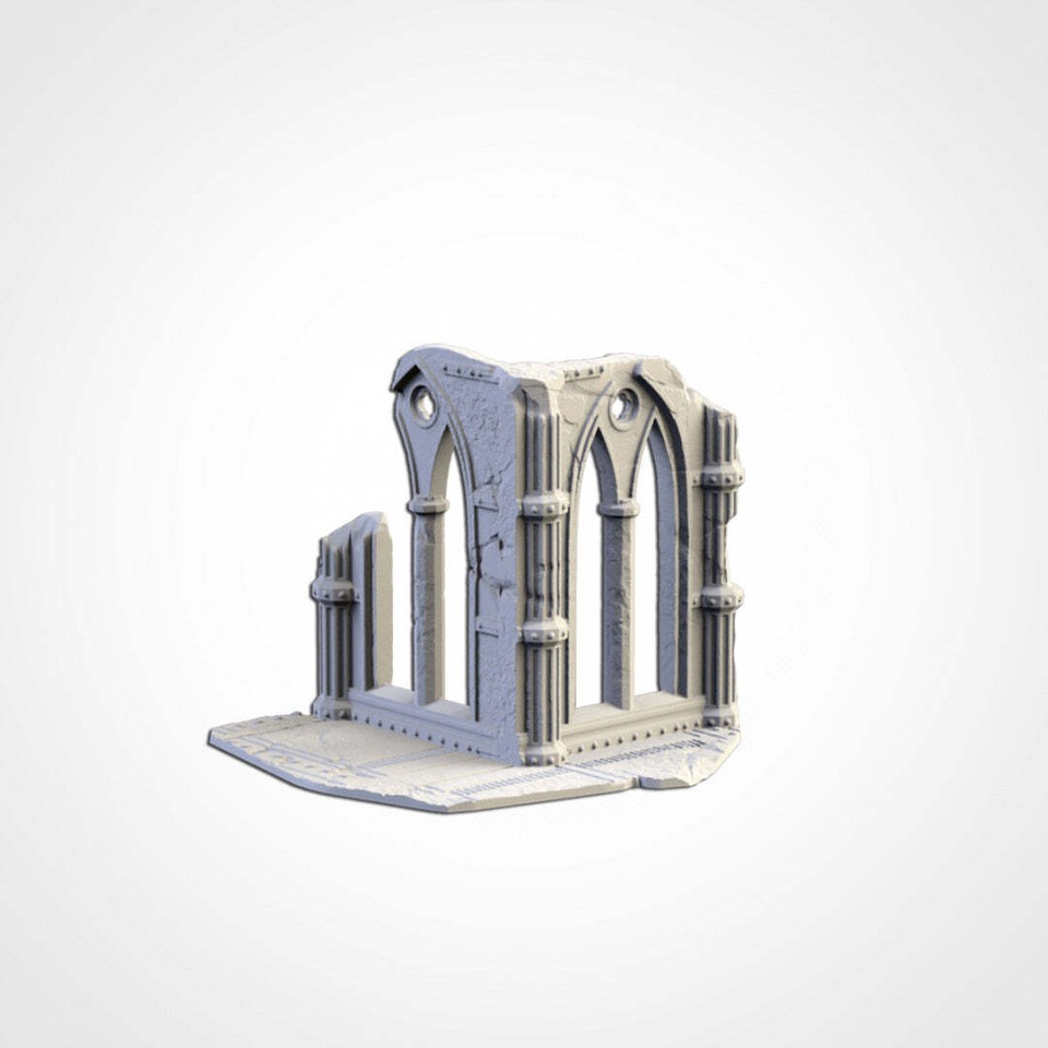 Cathedral Ruins | 28mm-32mm | Tabletop Terrain | eBay
