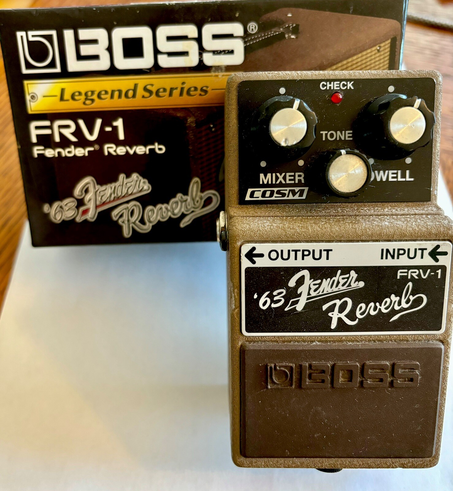 Boss Fender FRV-1 Reverb Guitar Effect Pedal for sale online | eBay