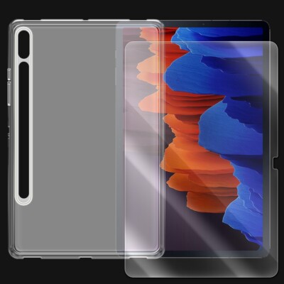 Shatterproof Screen Protector Soft Slim Case for Samsung Galaxy Tab S8 ...