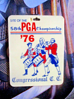 vtg - PGA TOUR Golf Bag Tag - 1976 PGA CHAMPIONSHIP - Congressional CC ...