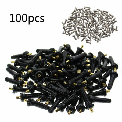 100X TPMS Tire Pressure Sensor Rubber Valve Stems For GMC Cadillac ...