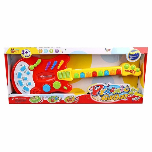 Electric Guitar Toy With Sound And Lights Music notes instrument for ...