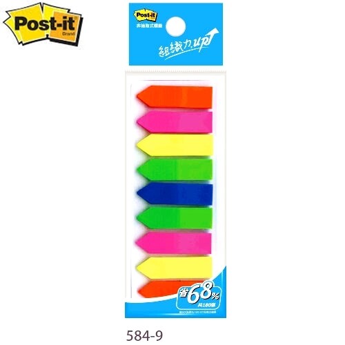 [3M] Post-it Flags Colors Bookmark Point Sticky Note Plastic Paper ...