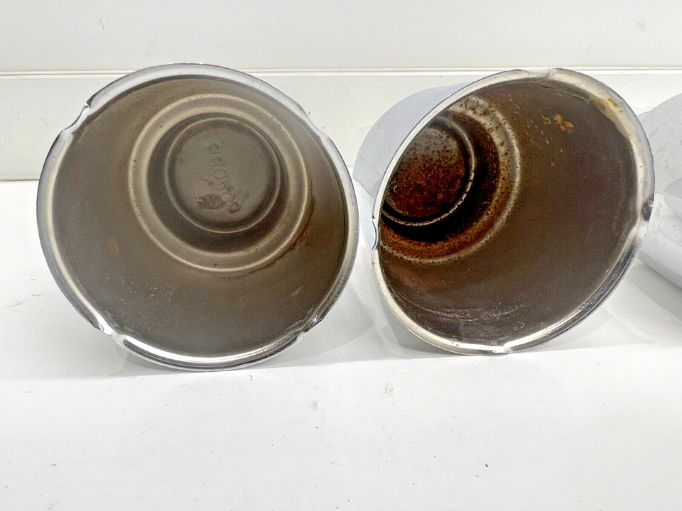 Keystone Wheels Center Caps Push Through Style Rim Covers Chrome Emblem ...