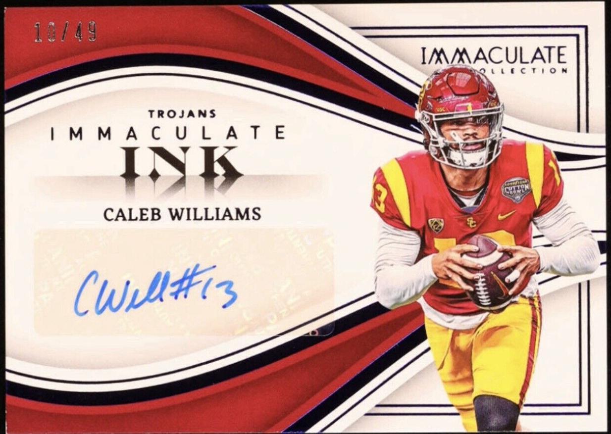 2023 Panini Immaculate Collection Collegiate - Immaculate Ink Caleb ...
