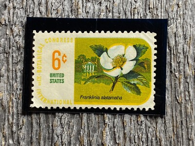 1379 MNH 1969 6c Botanical Congress flora Franklin tree flower bloom ...