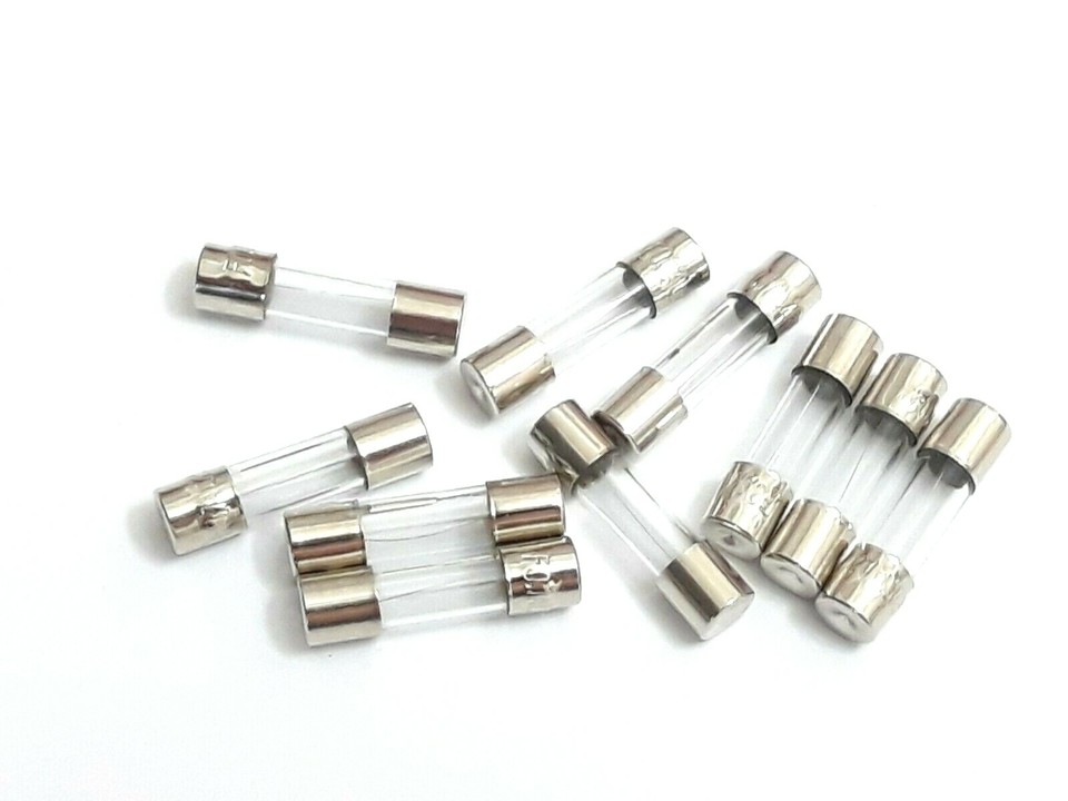 SET OF 10 NEW F0.2 AL 250V F0.2AL250V 0.2A 5MM x 20MM FUSES F0.2AL FAST ...