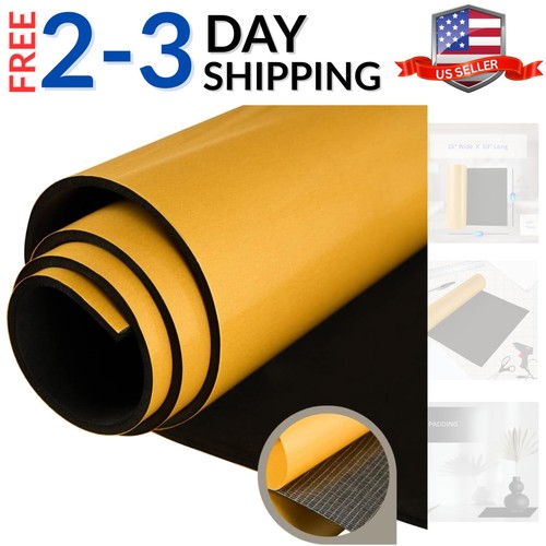 High Density EVA Foam Sheet Black 15x59 Craft Insulation Weather ...