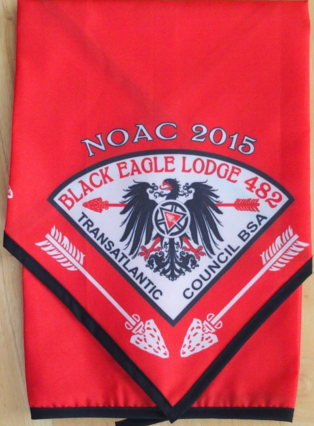 ULTRA RARE BLACK EAGLE LODGE 482 NOAC 2015 NECKERCHIEF ORDER ARROW BOY ...