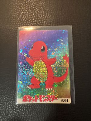 Charmander #361 Pokémon Japanese Vintage Prism Vending Sticker Bandai ...