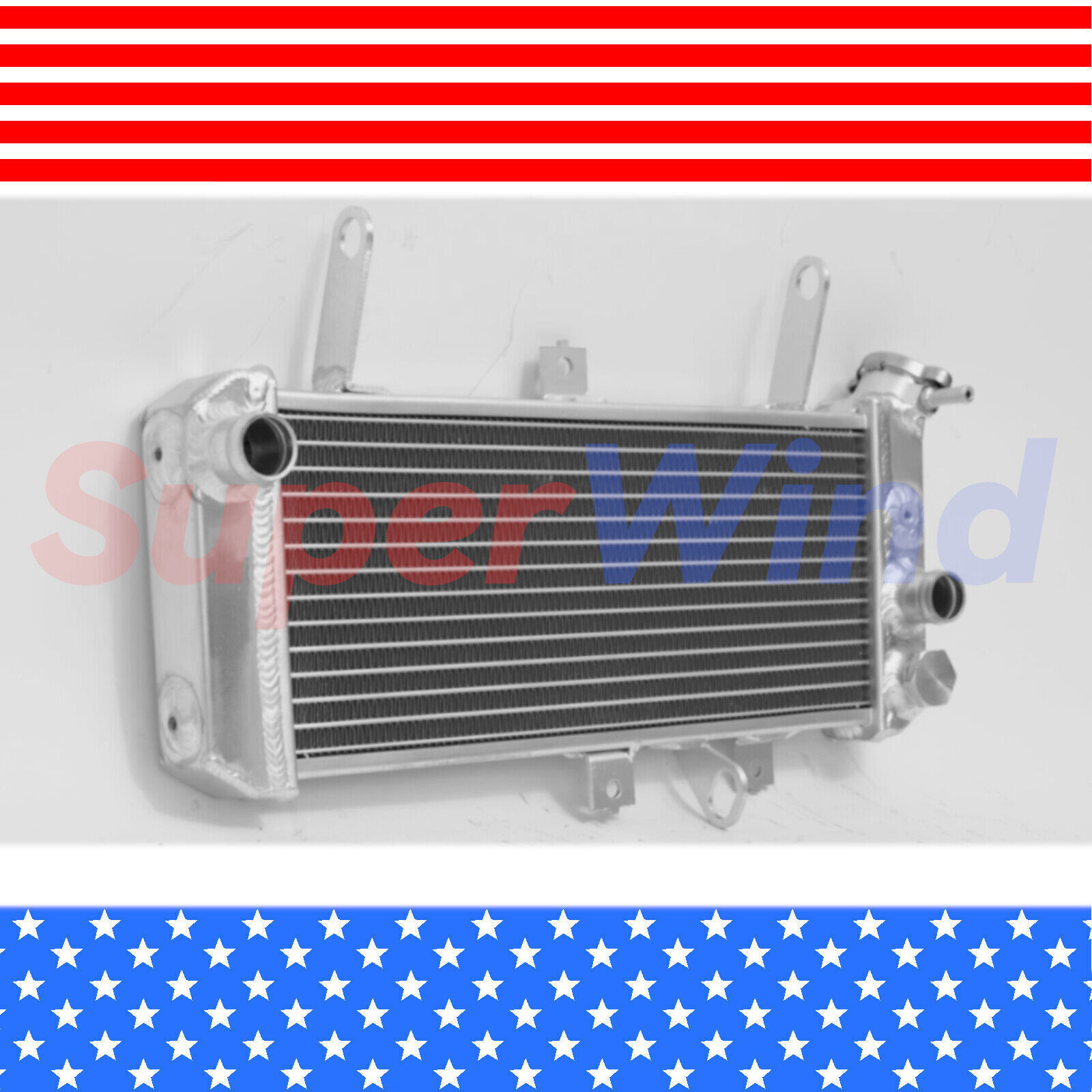SuperWind for Radiator 2005-2009 Suzuki SV650S/SV650 K5-K9 Aluminum ...