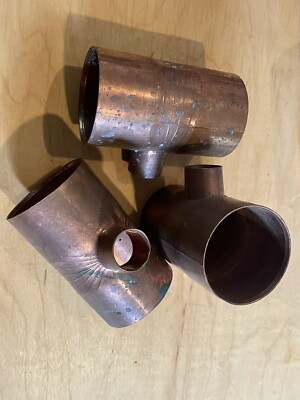 NIBCO 2x2x3/4 Copper Pressure Sweat Solder Reducing Tee 611R 2" x 2" x ...