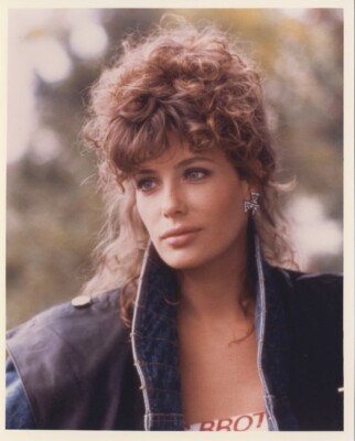 Kelly LeBrock Weird Science 1985 Leather Jacket Glamour Vintage 8x10 ...