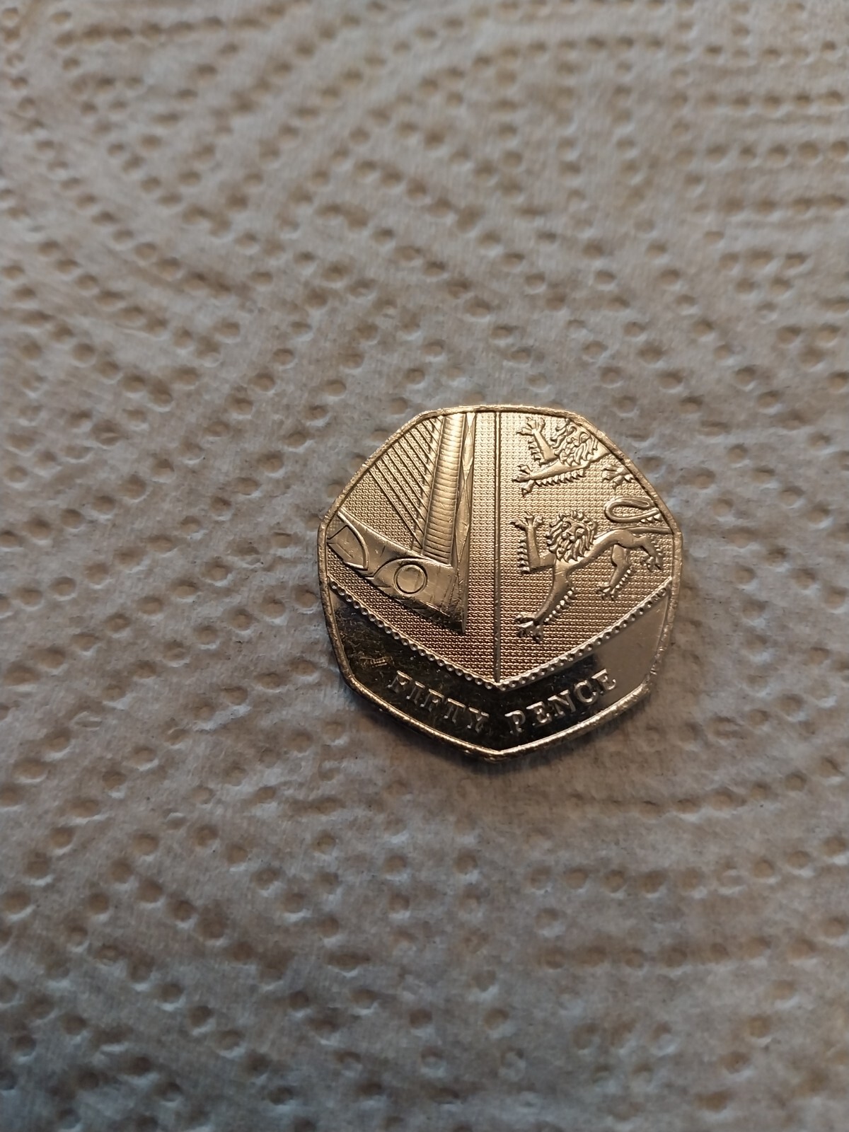 Rare 50p Coin 2019 Royal Coat Of Arms Shield Of Arms | eBay UK