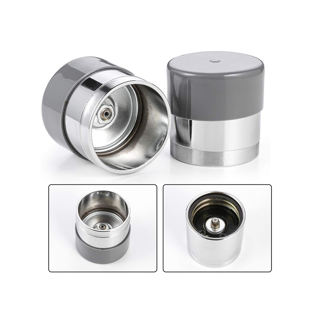 2x 50mm STAINLESS STEEL Trailer Bearing Buddy Protectors Bearing ...