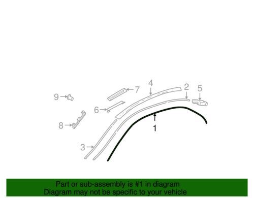 Mercedes-Benz 2046902180 Genuine OEM Factory Original Drip Molding for ...