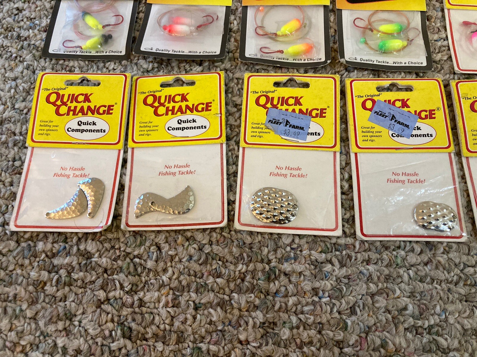 53 Pack Lot - Walleye Spinner Harnesses & Components - Mixed ...