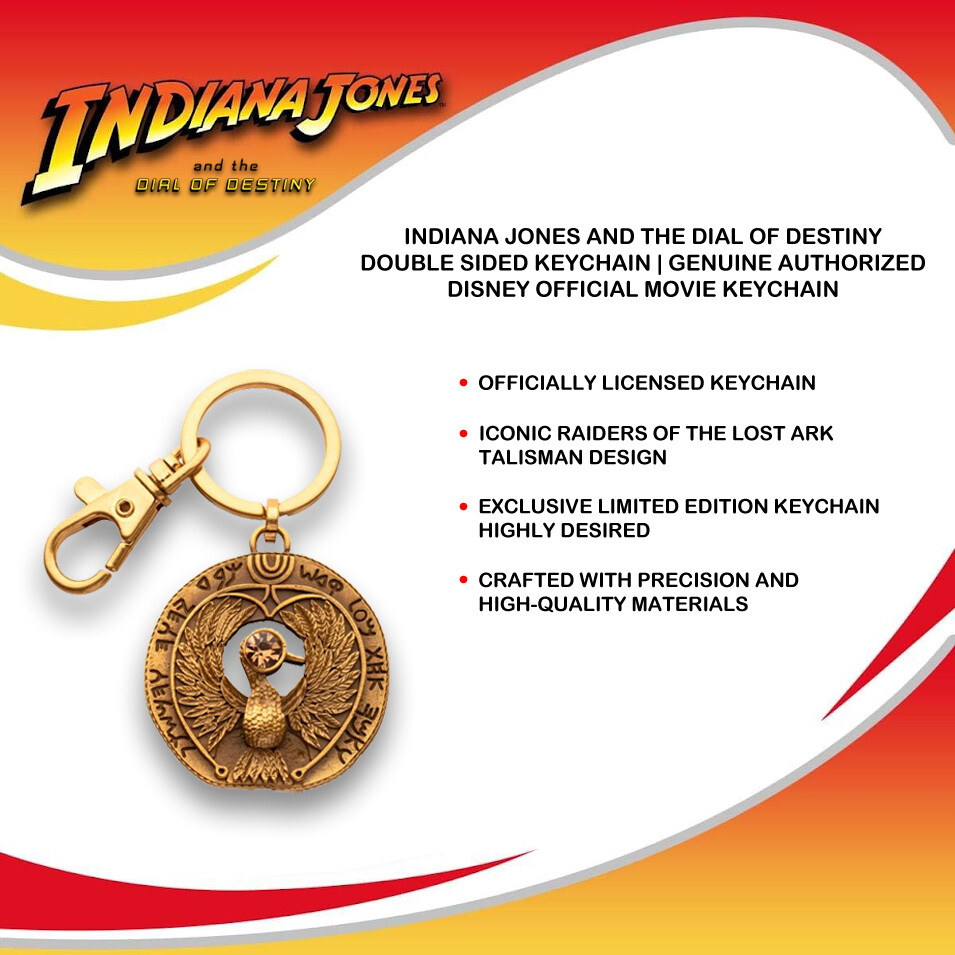 Indiana Jones Dial of Destiny Raiders of Lost Ark Talisman Double Sided ...