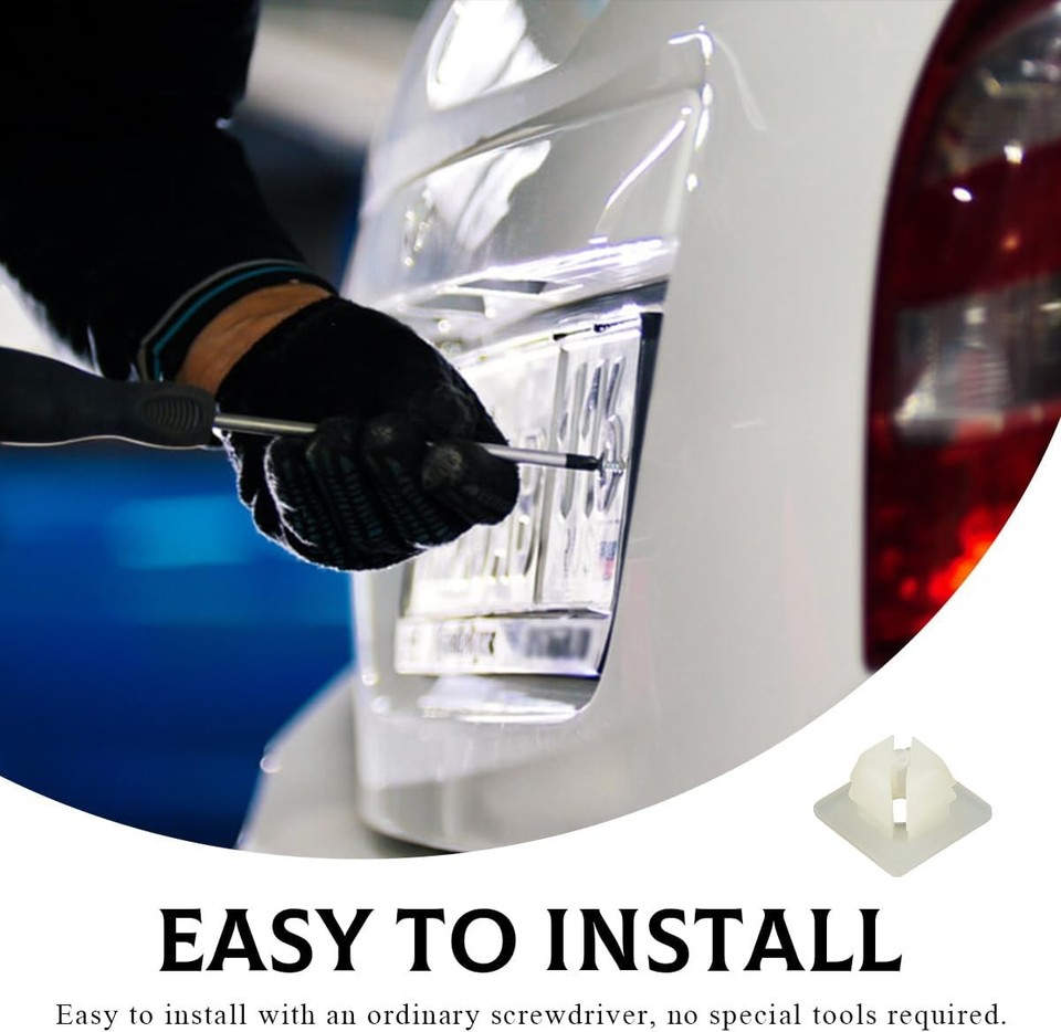 100 PCS License Plate Screw Inserts, Nylon Inserts for Front 100 | eBay