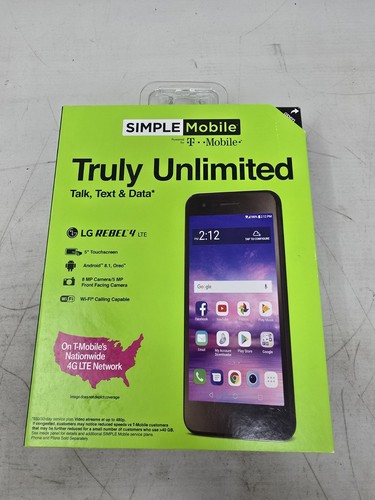 🔴Simple Mobile Truly Unlimited LG Rebel 4 LTE | eBay