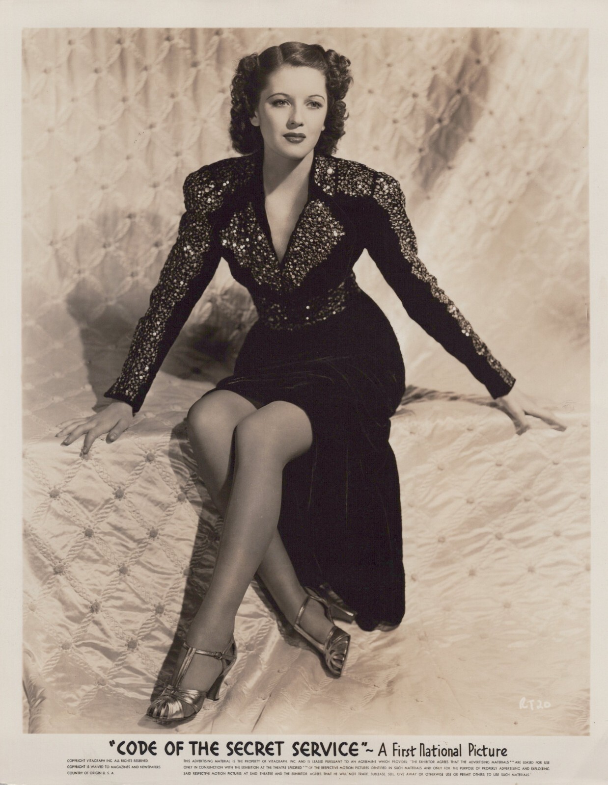 Hollywood beauty Rosella Towne Stylish Pose Original Vintage Movie ...