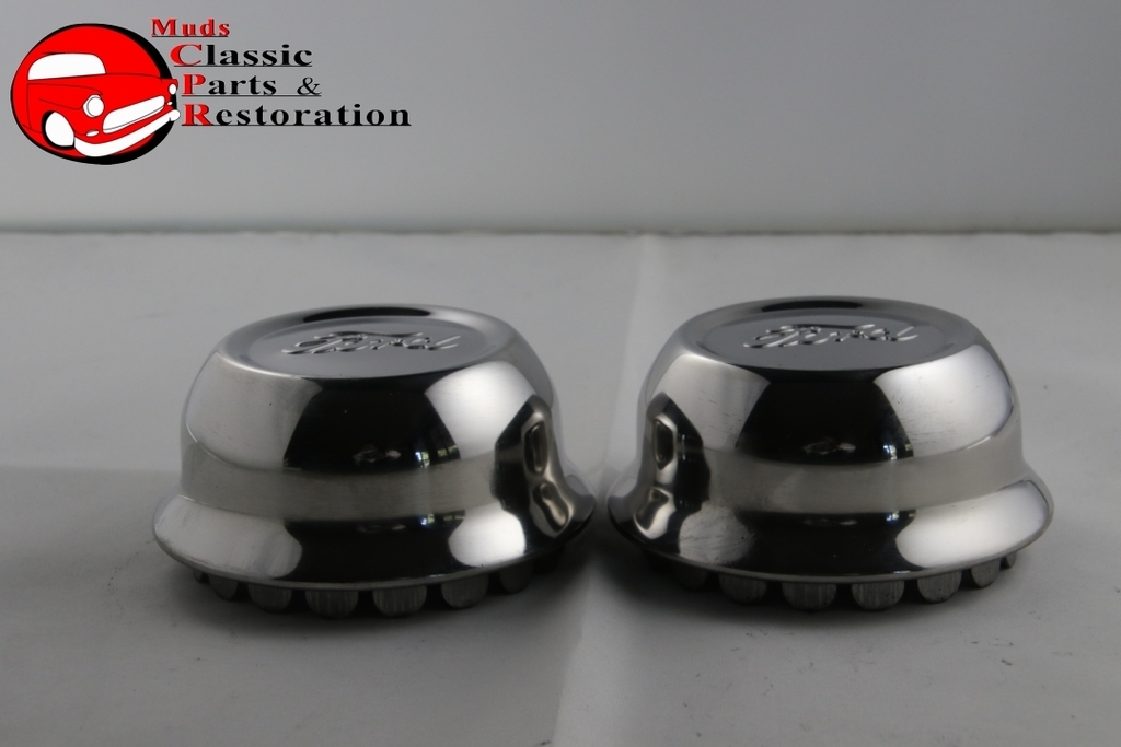 1928-1929 Ford Model A Stainless Steel Hub Caps | Ford Script Official ...