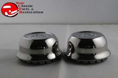 1928-1929 Ford Model A Stainless Steel Hub Caps | Ford Script Official ...