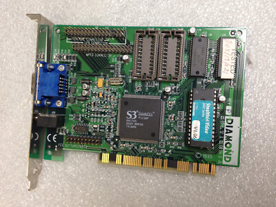 Diamond Multimedia S3 TRIO64V+ P1C3BF 86C765 22030093-003 PCI VIDEO ...