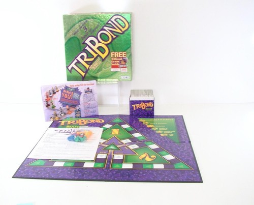 2000 TRIBOND DIAMOND EDITION CARD FAMILY PATCH PARTY TRIVIA WORD BOARD ...