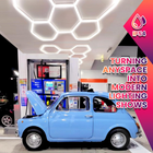 Car Detailing LED Hexagon Light, 24 Pack Garage LED Ceiling Lights ...