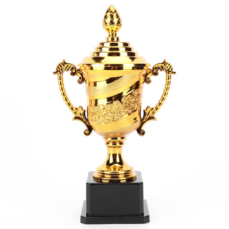 Gold Plastic Trophy Gold Trophy Cup Winners Award Trophy for Winner ...