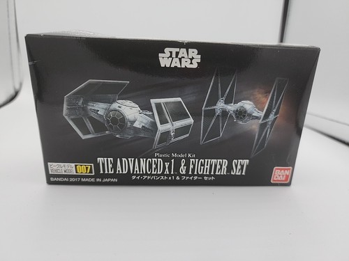 BANDAI Star Wars VEHICLE MODEL 007 TIE ADVANCE x1 / FIGHTER SET Kit ...
