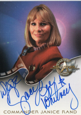 Star Trek Cinema 2000 Autograph Card A7 Grace Lee Whitney as Janice ...