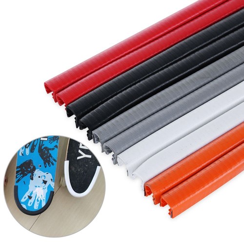 Protector U Channel Design Skateboard Deck Guards Crash Rubber Strip | eBay