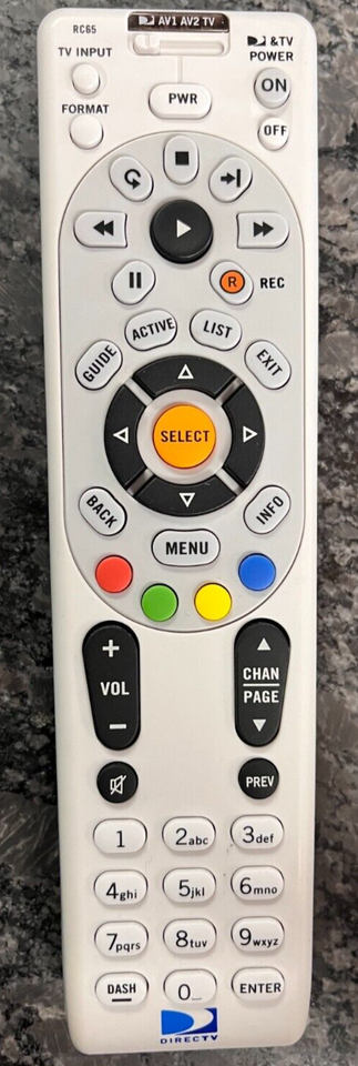 DIRECTV RC65 Remote Control (USED) | eBay