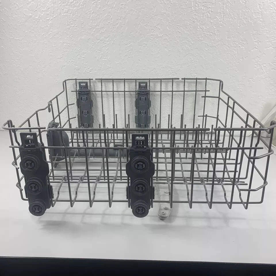 GE Dishwasher Upper Rack With Rollers & Spray Propeller Replacement ...