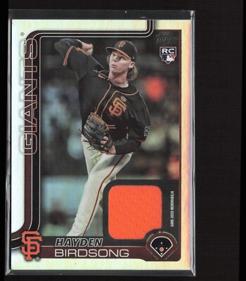 2025 Topps Series 2 Relic Rainbow Foil #699 Hayden Birdsong (RC) SF ...