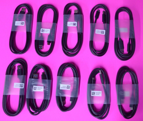 (Lot of 10)NEW Dell USB-A To USB-C 6Ft Printer Cable E118077-Z | eBay