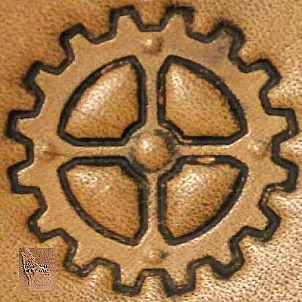 3d Sprocket Stamp 8654-00 Tandy Leather Steampunk Gear Stamping Tool ...
