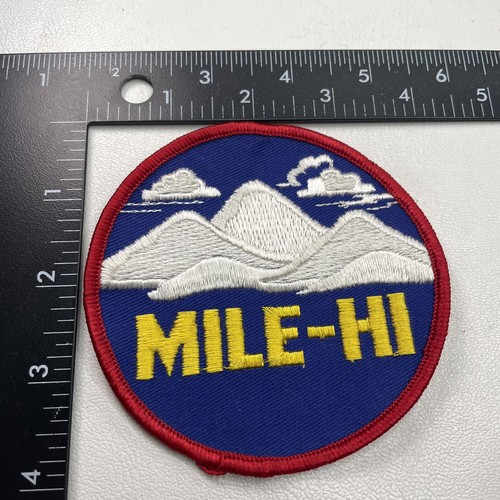Snow Covered Mountain View MILE-HI Patch 24RL | eBay