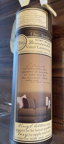 DCWV Home Removable Vinyl Wall Lettering NIB | eBay