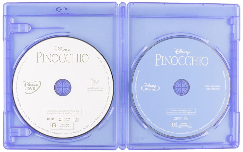 Pinocchio (Blu-ray) Walter Catlett Frankie Darro Cliff Edwards Dickie ...